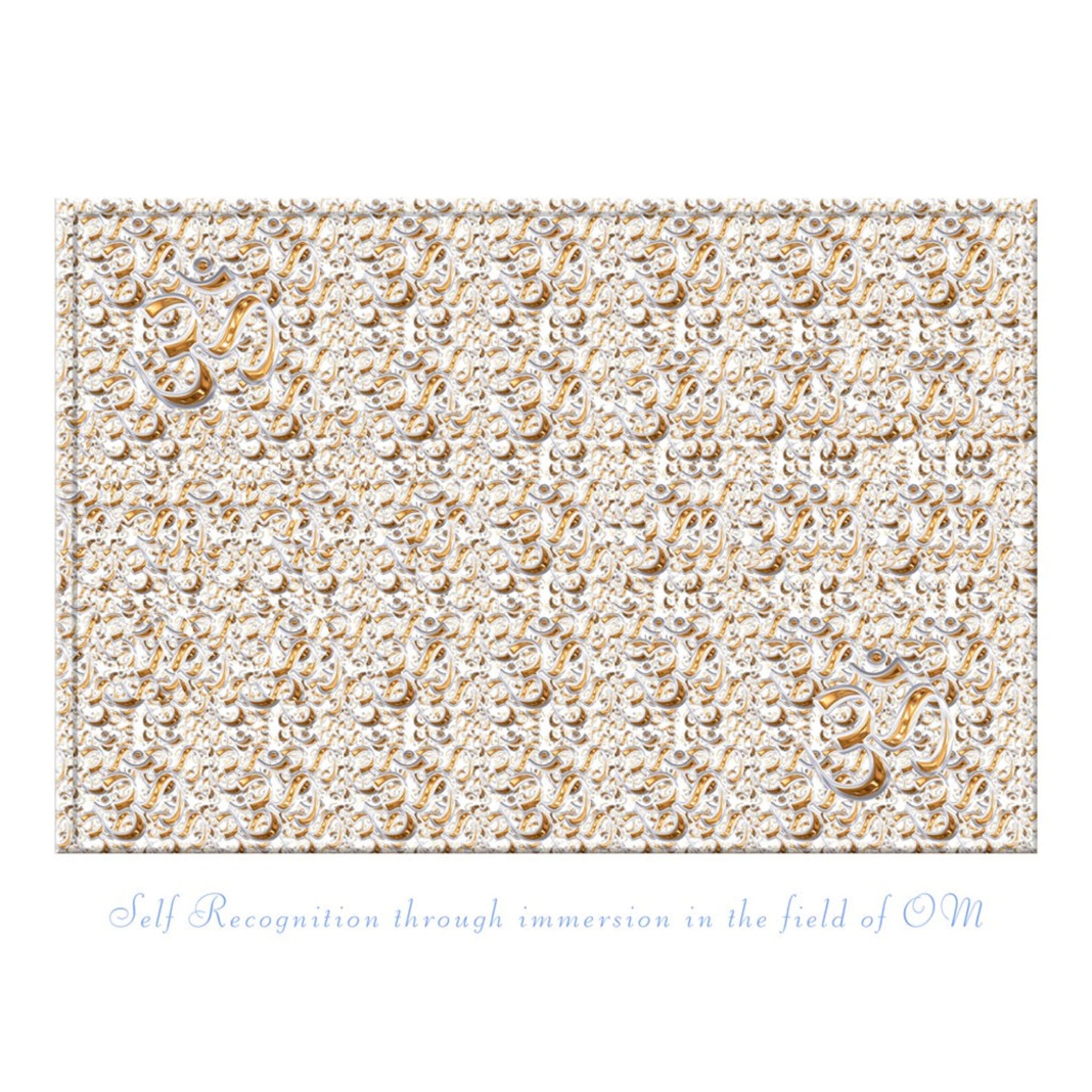 Yoga Stereogram: Self Recognition Through Immersion in Om. Professional ...