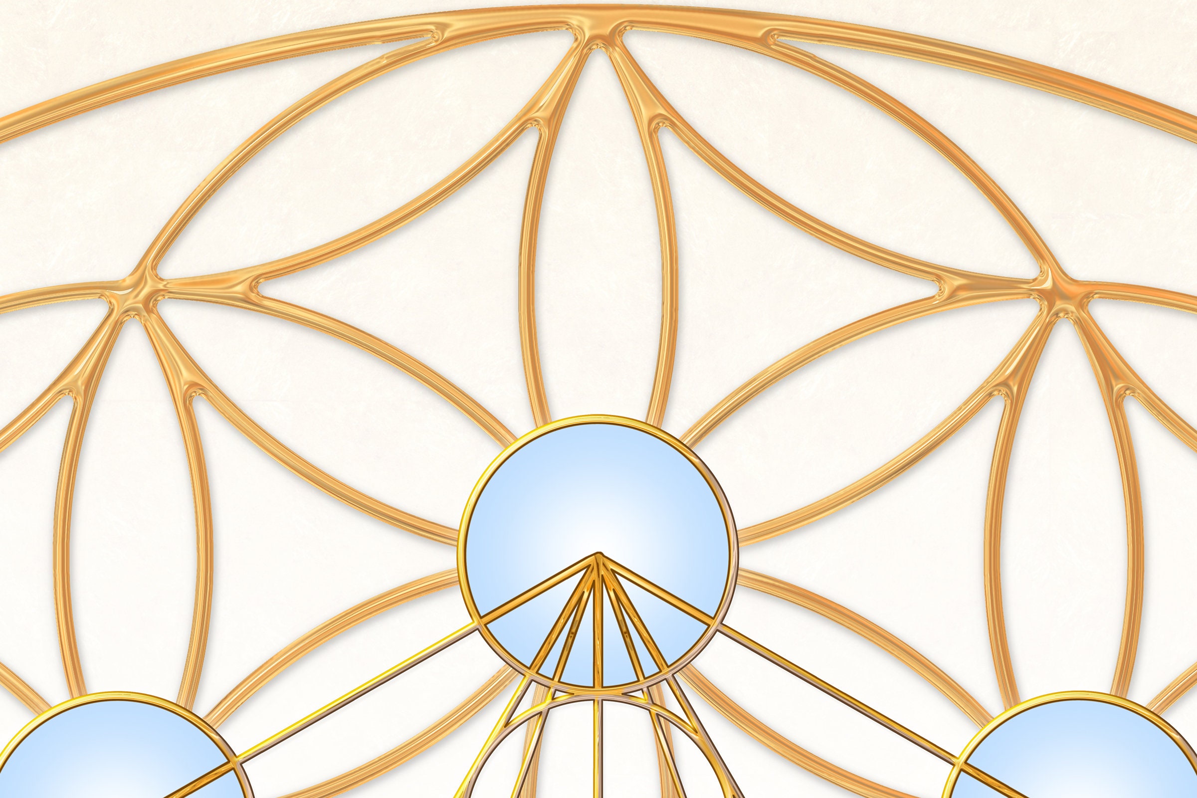 Metatron Cube Inside A Tree of Life Inside A Flower of Life , High ...