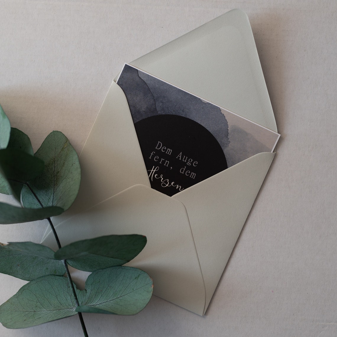 Karte "Dem Auge fern, dem Herzen ewig nah. Ludwig Jacobowski", zur ...