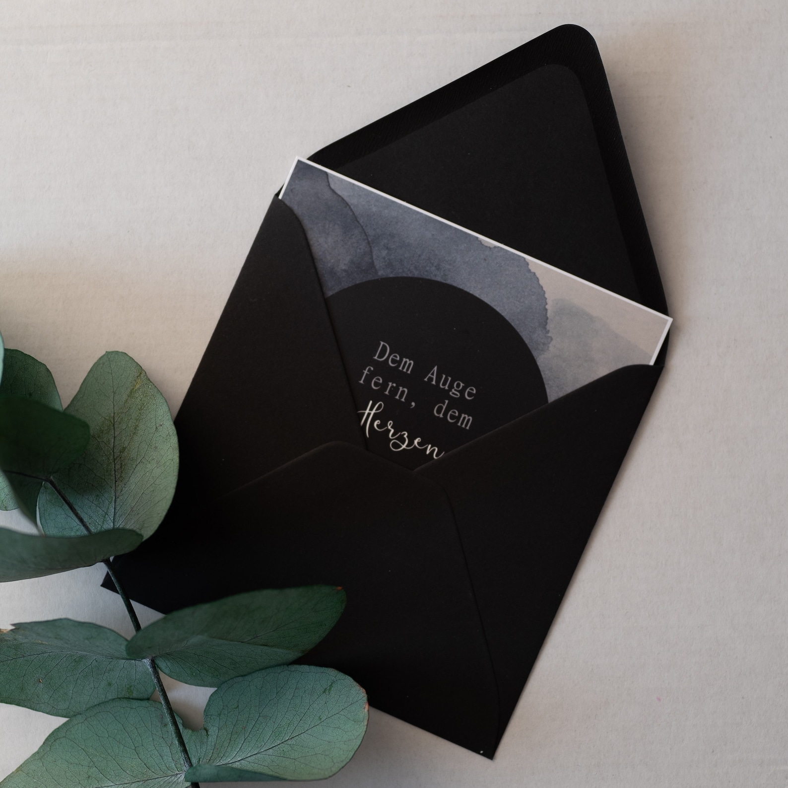 Karte "Dem Auge fern, dem Herzen ewig nah. Ludwig Jacobowski", zur ...