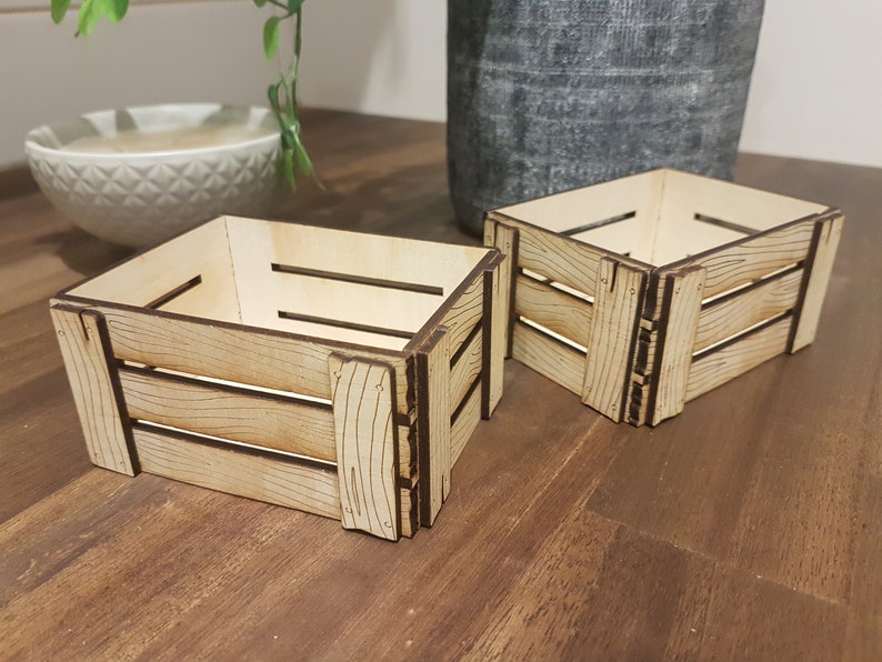 Fruit Crate Laser Cut Digital Files for Laser Cutting Hobby Vector ...