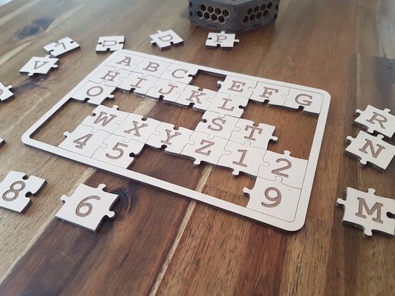 ABC Puzzle Kids Laser Cut Digital Files for Laser Cutting - Etsy