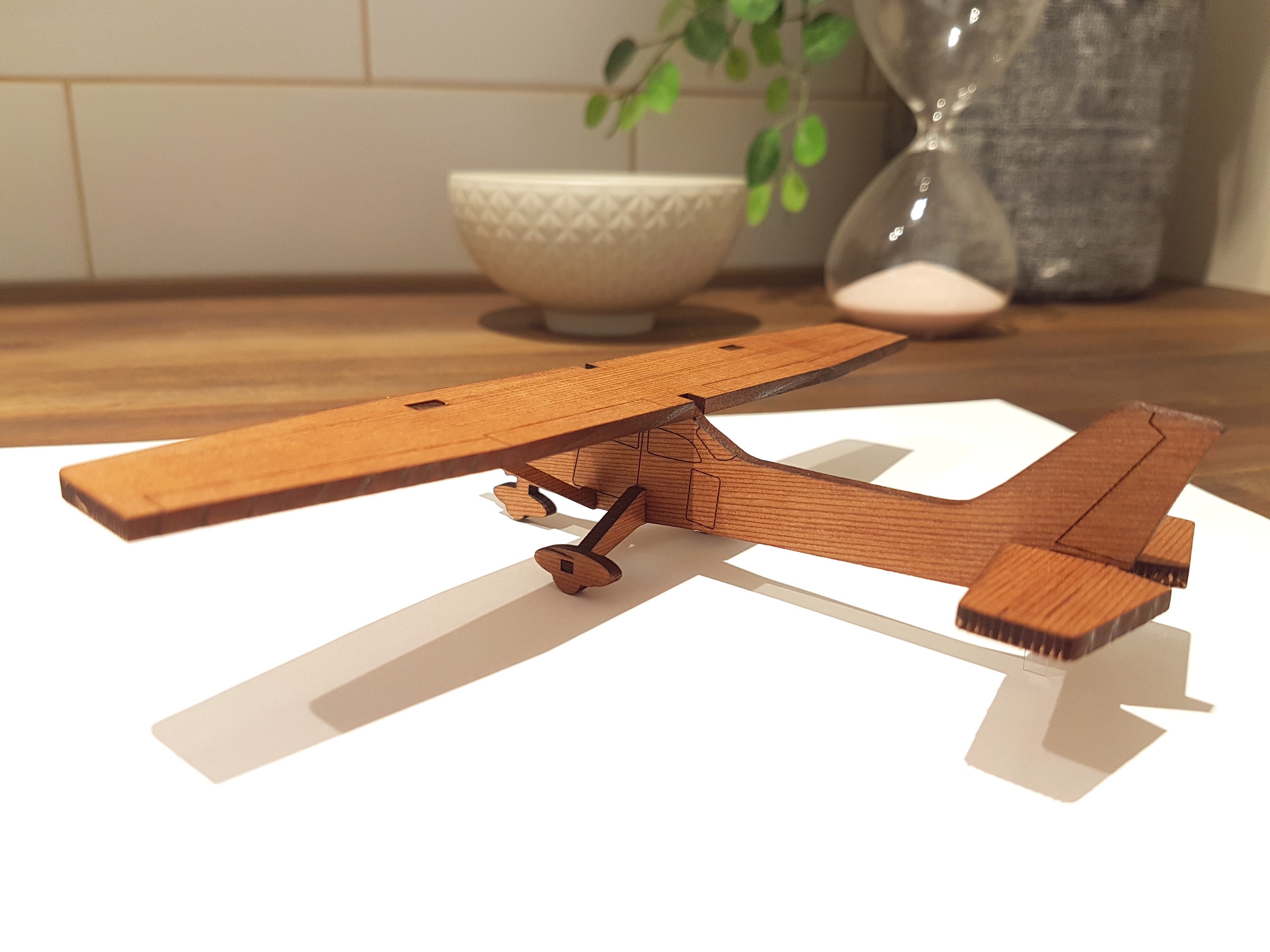 Cessna 172 Laser Cut Plane Dxf Ai Svg Digital Files for Laser Cutting ...