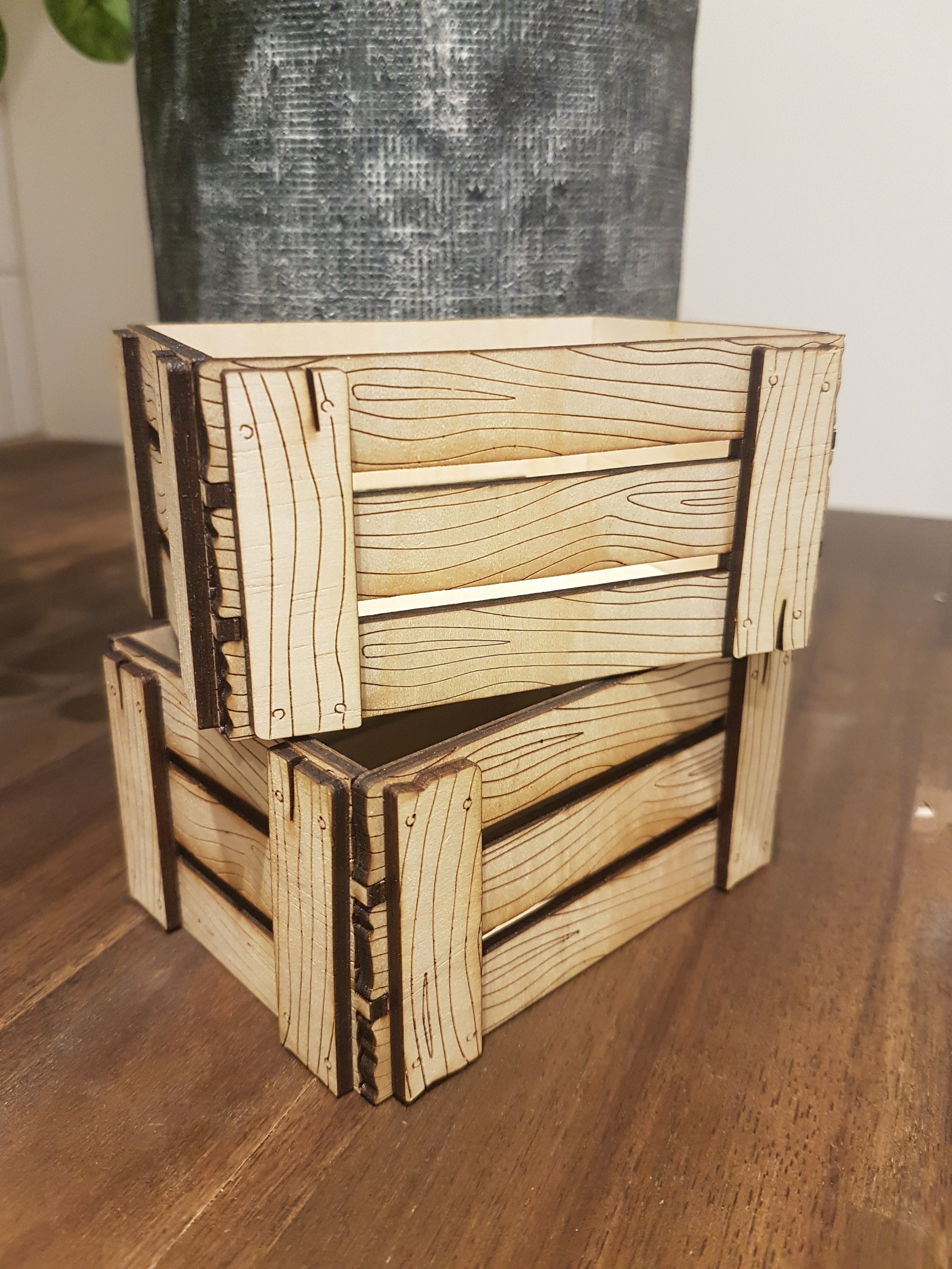 Fruit Crate Laser Cut Digital Files for Laser Cutting Hobby Vector ...