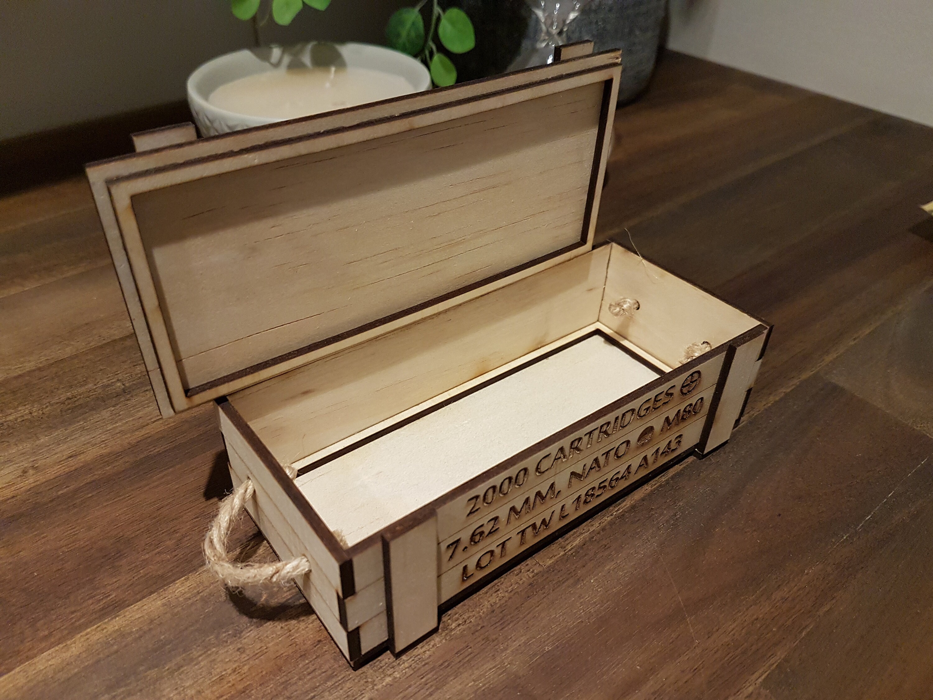 Ammo Crate Gift Box Cnc Laser Cutting Digital Vectors Box Dxf - Etsy