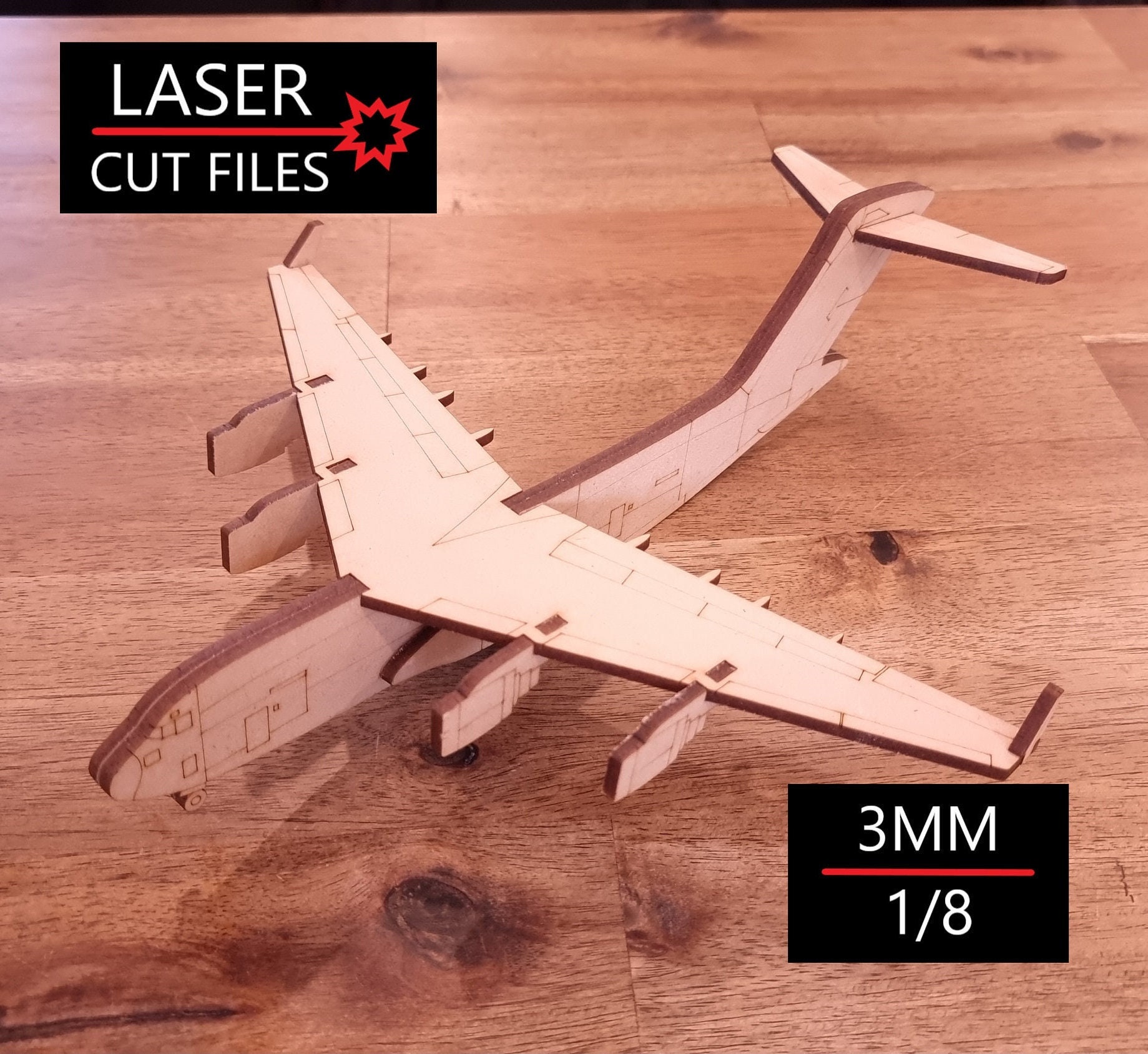 KC135 JET Laser Cut Plane Dxf Ai Svg Digital Files for Laser - Etsy ...