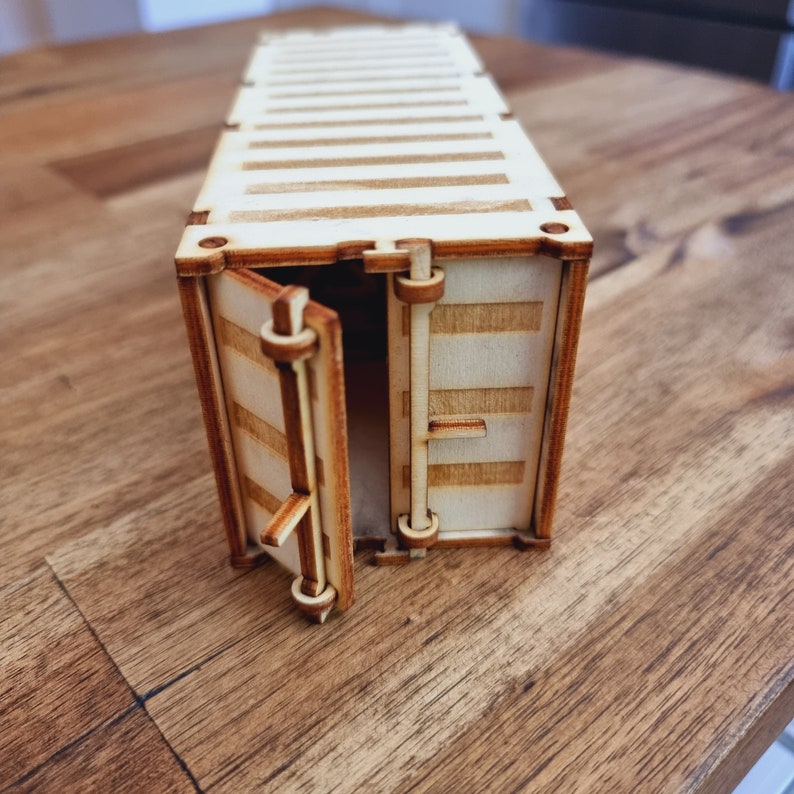 Shipping Container Laser Cut Digital Files for Laser Cutting Hobby ...