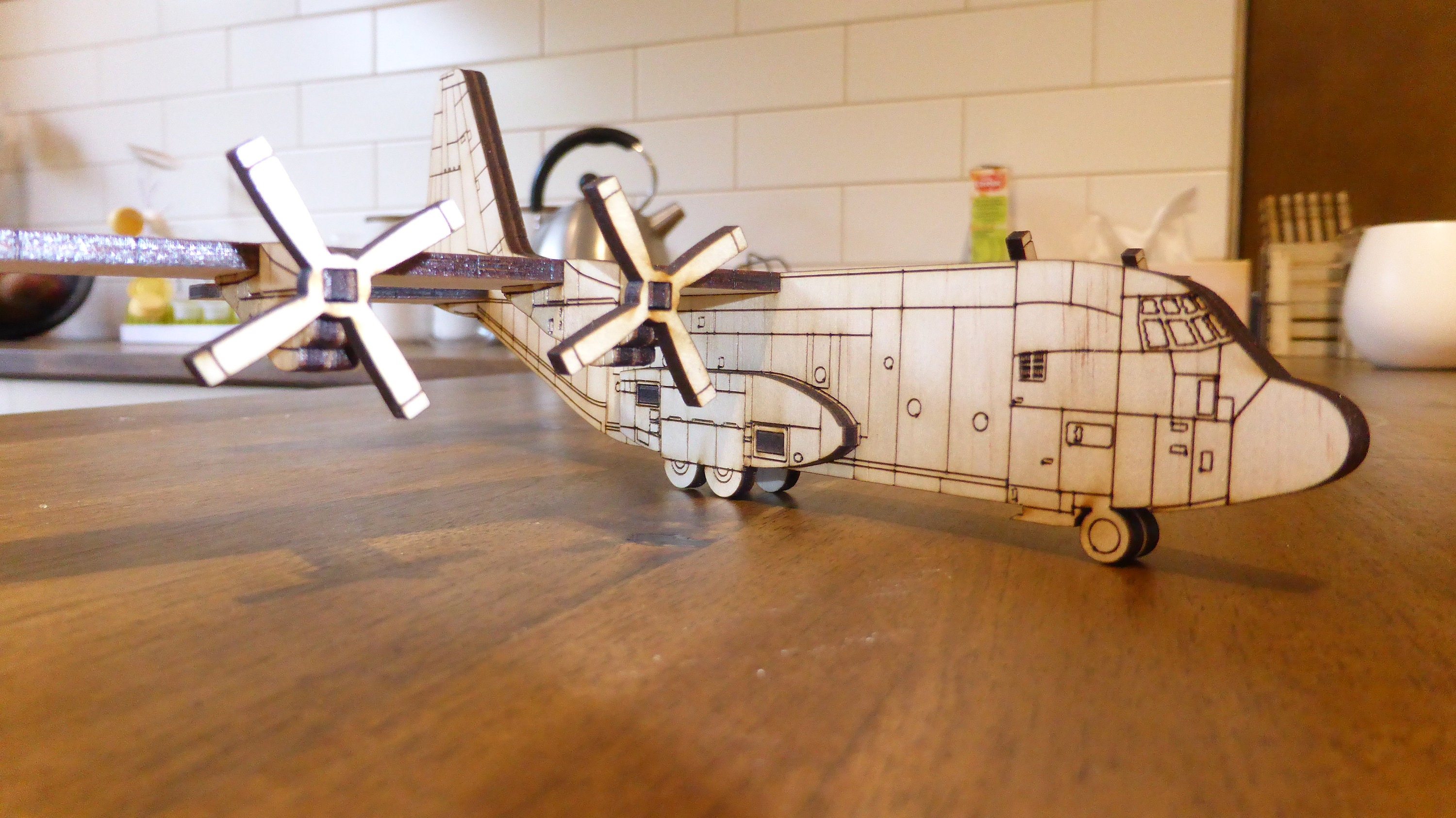 C130 Hercules Laser Cut Plane Dxf Ai Svg Digital Files for Laser ...