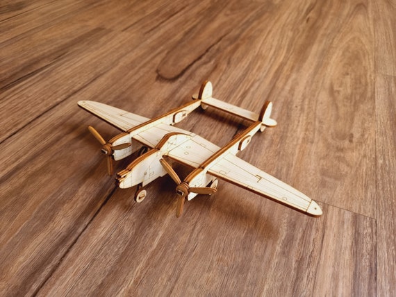 Lockheed P38 Lightning Laser Cut Plane Dxf Ai Svg Digital - Etsy New ...