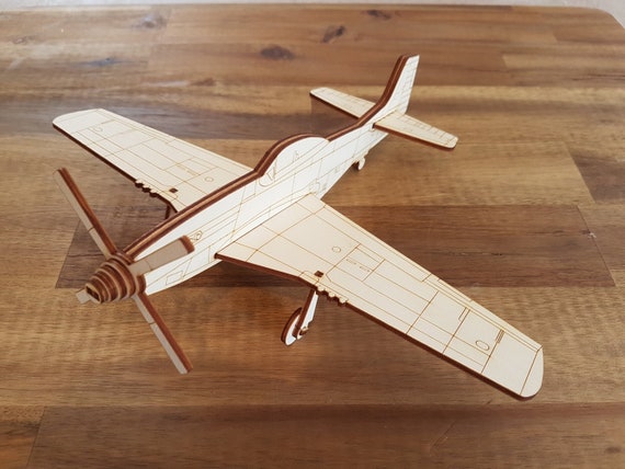 P51 Mustang Laser Cut Plane Dxf Ai Svg Digital Files for Laser - Etsy ...