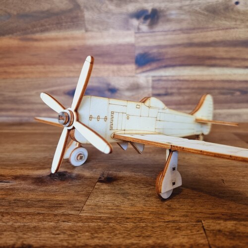 Spitfire Laser Cut Plane Dxf Ai Svg Digital Files for Laser | Etsy ...