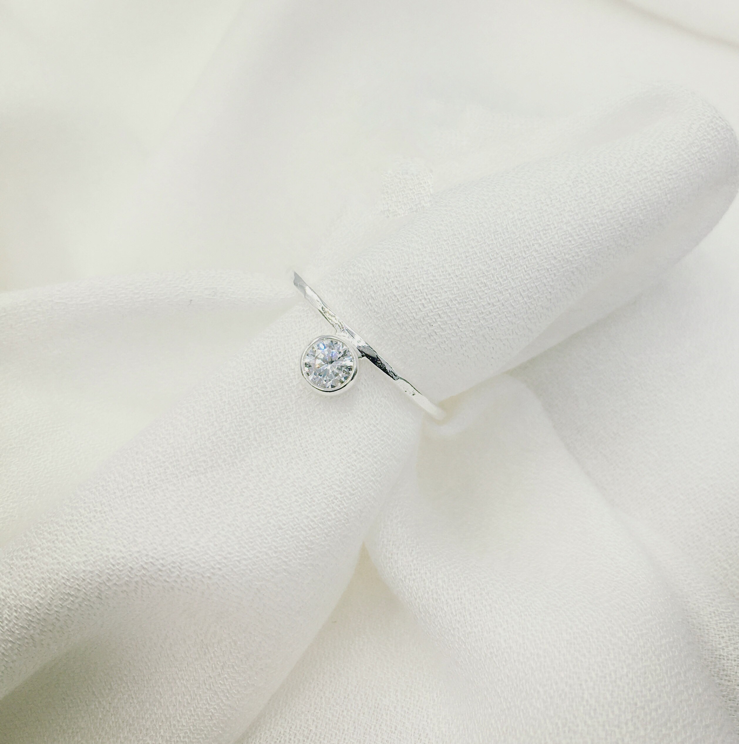 Aesthetic Rings Dainty Promise Ring Stacking Rings | Etsy