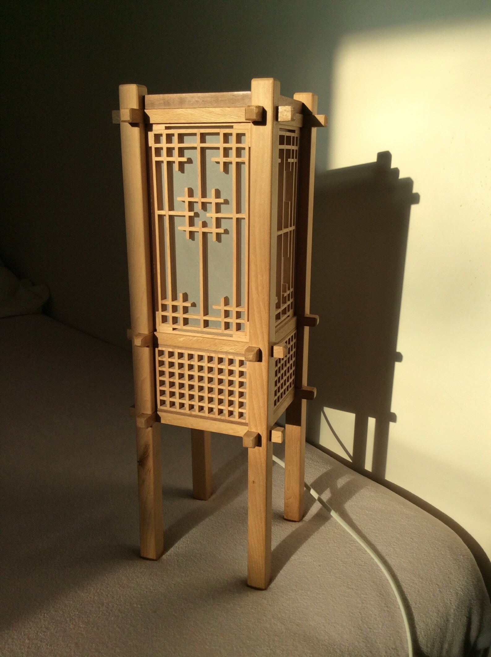 Kumiko Andon Lamp Decorative Lamp Lightning Accessory Gift - Etsy
