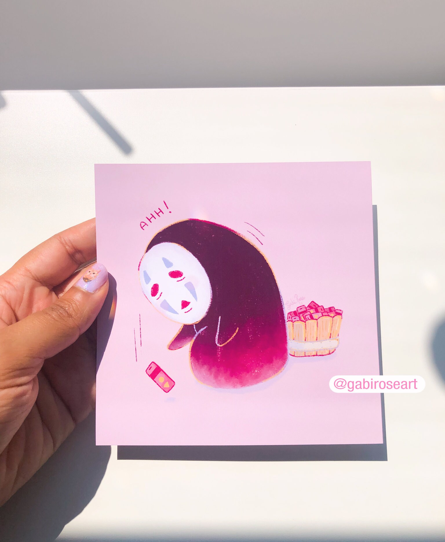 AHH Cute Anime Nostalgia Small Art Print Cute Anime Fanart - Etsy