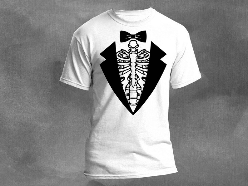 Skeleton Tuxedo Graphic, SVG, PNG, EPS, Cricut, Plotter. Vinyl Cutter ...