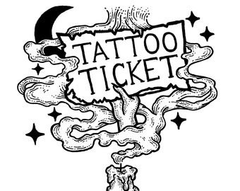 Purchase Tattoo Ticket Tattoo Design Sugar Angel by Cecilia Marie ...