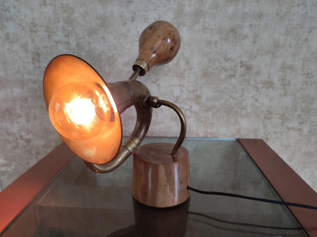 Scrap Metal Welded Lamp Made of Vintage Car Parts, Steampunk Lighting ...