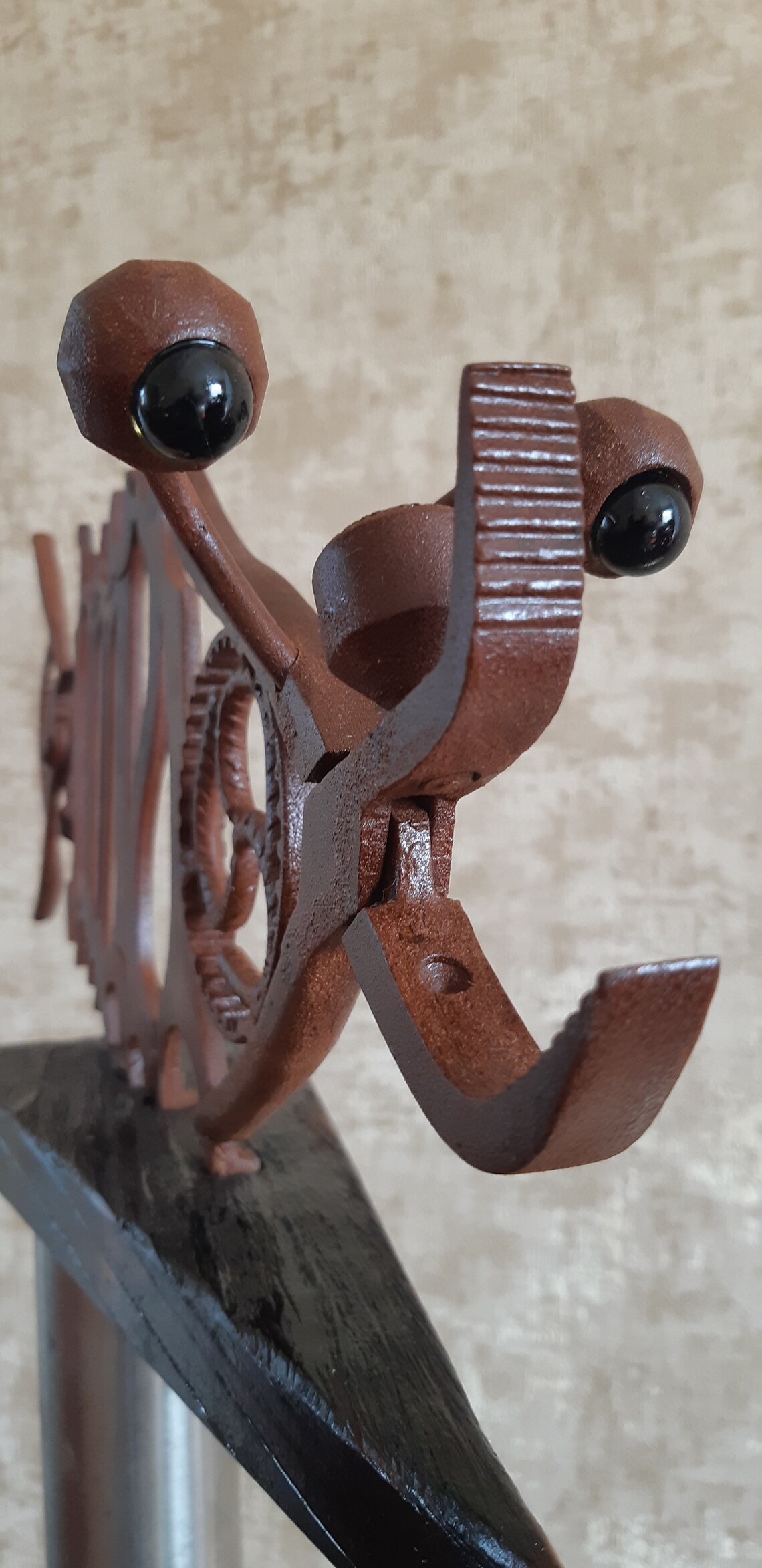 Welded Reclaimed Metal Fish Figurine: Steampunk Home Decor - Etsy