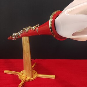 Clarinet Lamp, Handmade Hardwood Stand, New and Recycled - Etsy