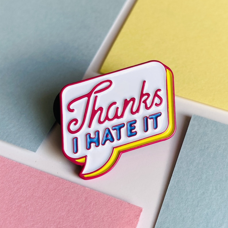 Thanks I Hate It TIHI Reddit Edition Enamel Pin - Etsy
