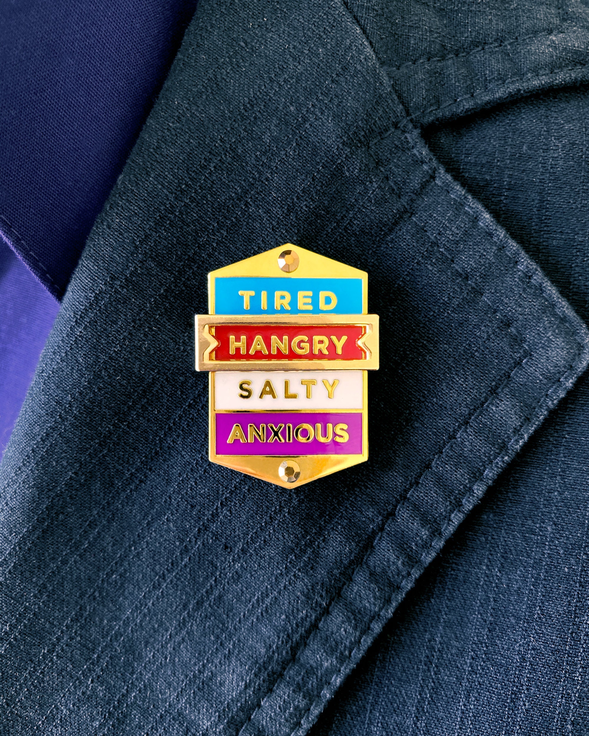 Mood Picker | Sliding Enamel Pin - Etsy