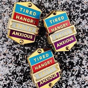 Mood Picker | Sliding Enamel Pin - Etsy