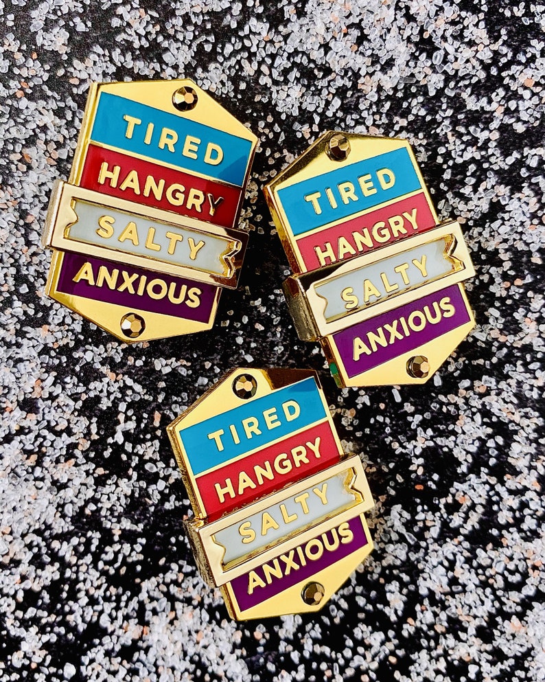 Mood Picker Sliding Enamel Pin | Etsy