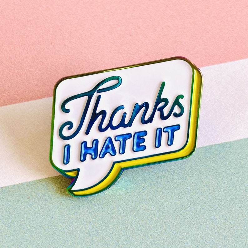 Thanks I Hate It TIHI Reddit Edition Enamel Pin - Etsy
