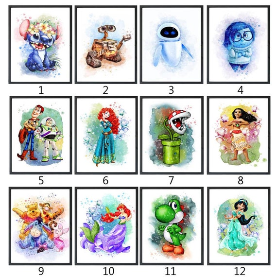Cartoon Disney 5d Diy Diamond Painting Kit Full Drill Mosaic | Etsy