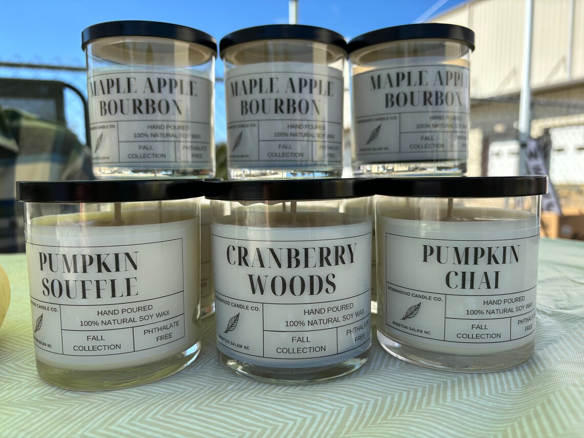Robinhood Candle Co. ~ Fall Collection Candles - Etsy