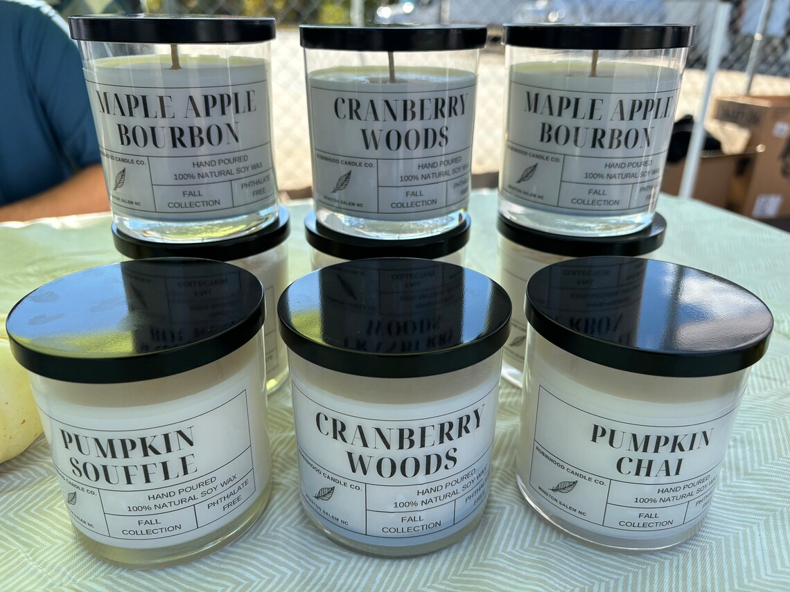 Robinhood Candle Co. ~ Fall Collection Candles - Etsy