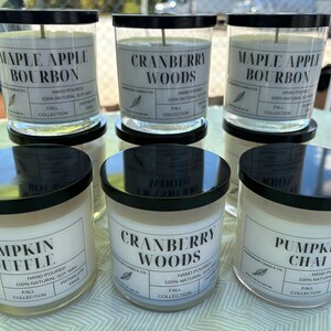 Robinhood Candle Co. ~ Fall Collection Candles - Etsy