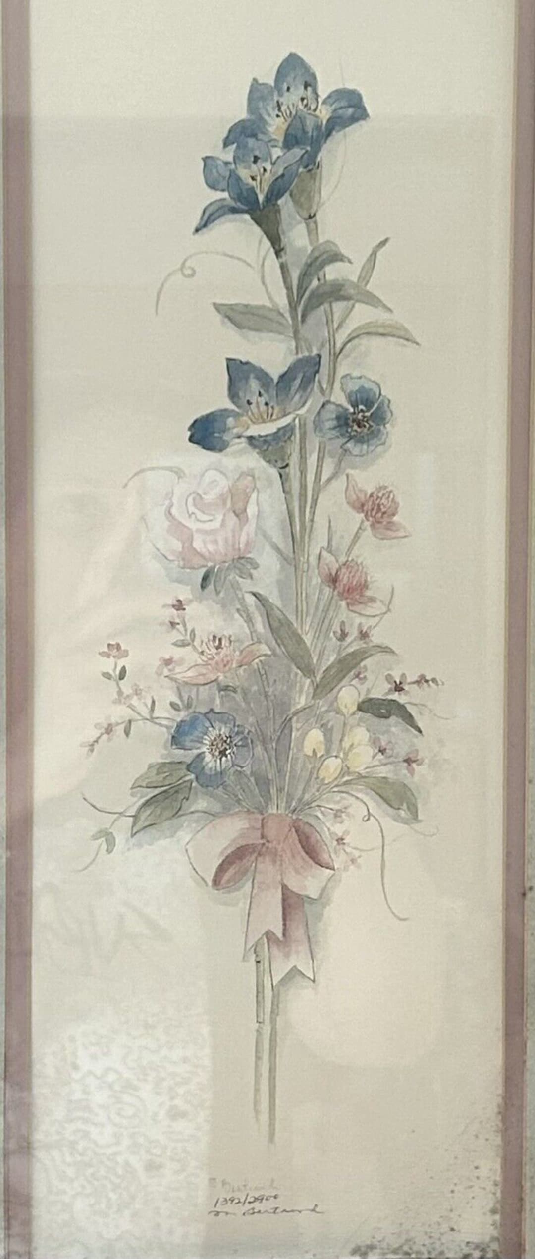 Mary Vincent Bertrand Original Signed and Numbered Print in Gold Leaf ...