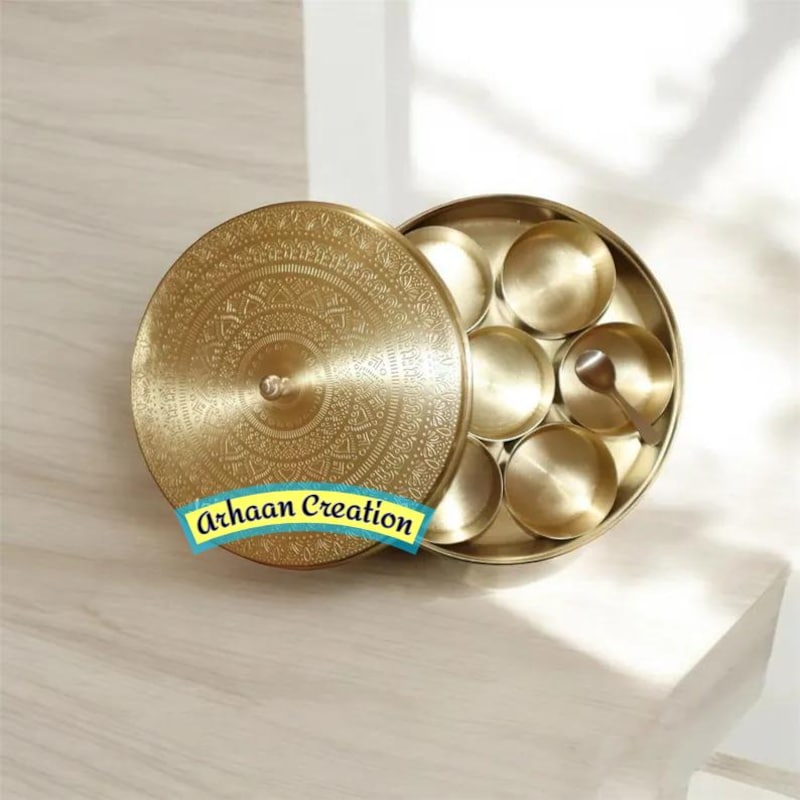 Brass Spice Containers - Etsy