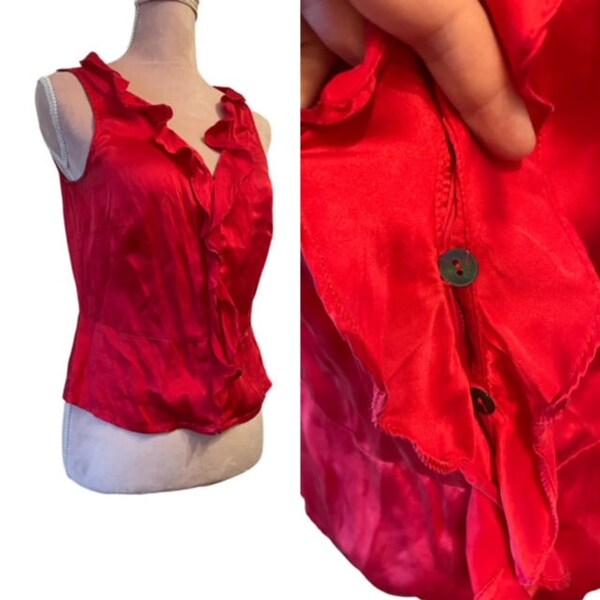 Sleeveless Blouse - Etsy