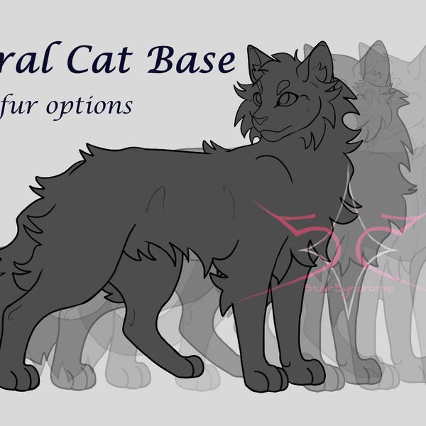 Warrior Cats Base Art - Etsy