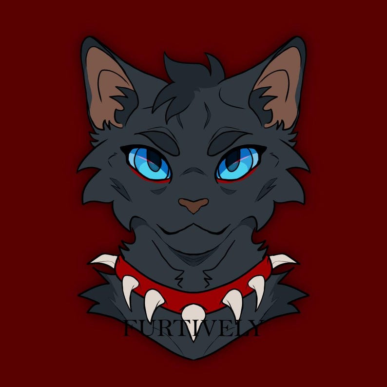 Warrior Cats Sticker Scourge Holographic Bloodclan 3x3 Inch - Etsy