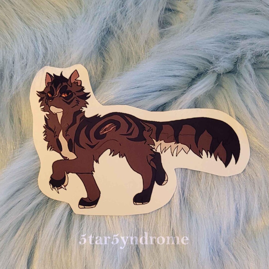 Warrior Cats Sticker Tigerstar Tigerclaw Shadowclan Thunderclan 4x3 ...