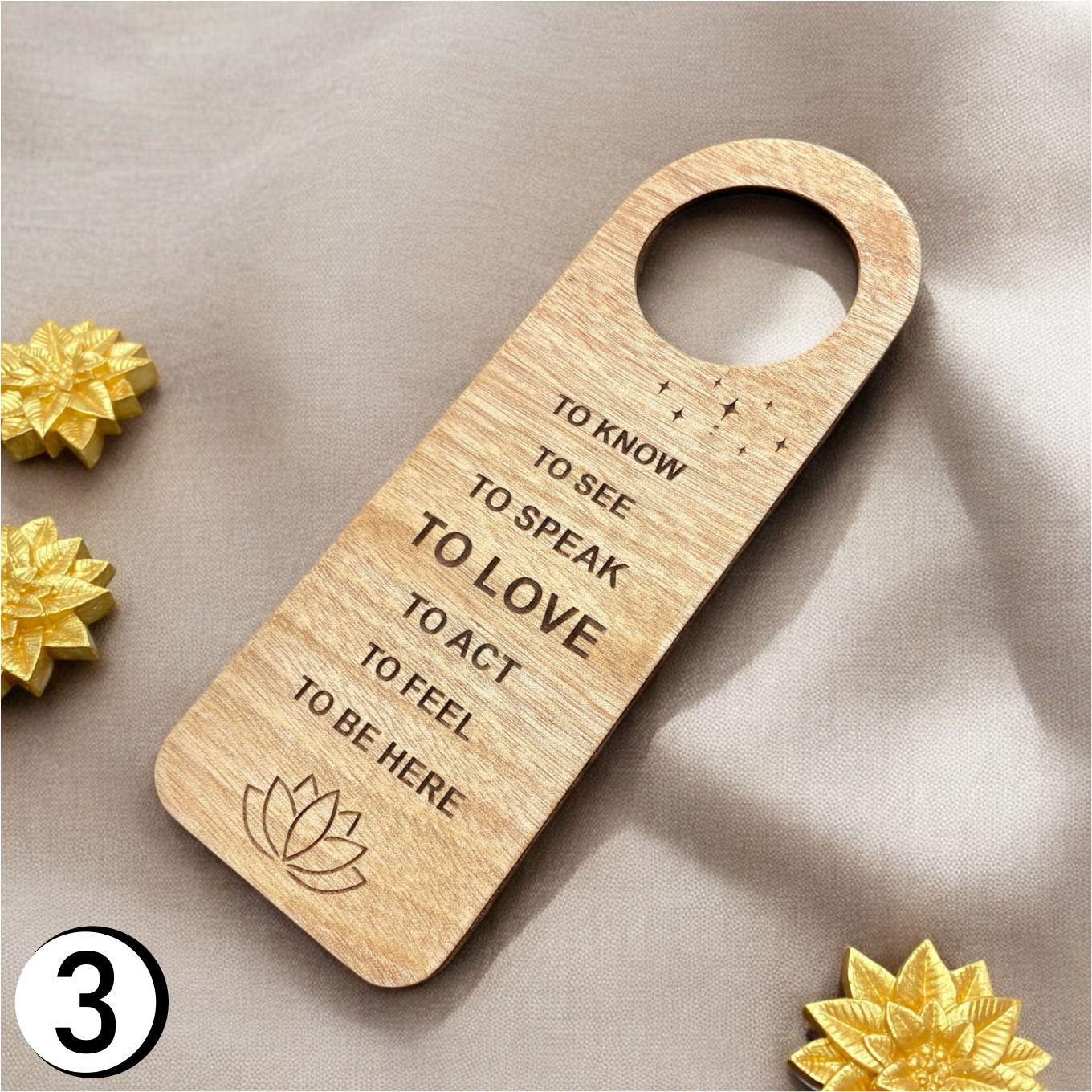 Door Hanger Meditation, Do Not Disturb Sign Meditation, Meditation Door ...