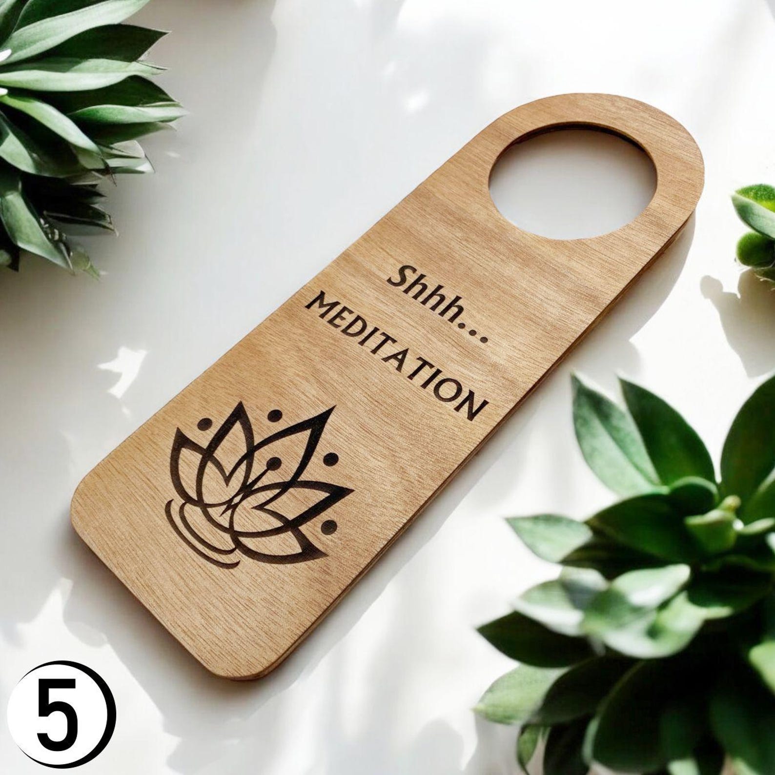 Door Hanger Meditation, Do Not Disturb Sign Meditation, Meditation Door ...