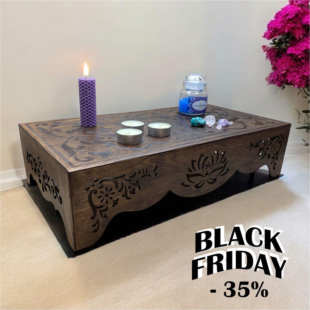 Small Table, Meditation Table, Prayer Table, Meditation Altar, Tea ...