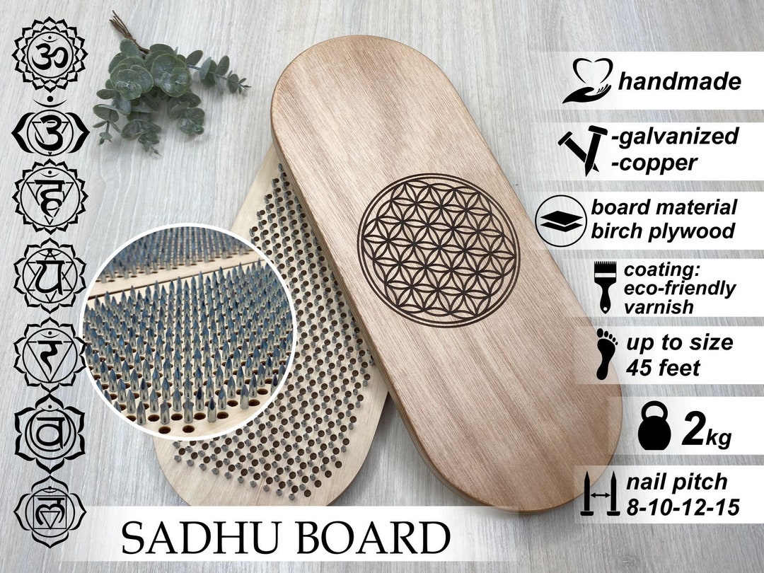 Inexpensive Sadhu Board, Custom Yoga Gifts, Meditation Gift, Wooden ...