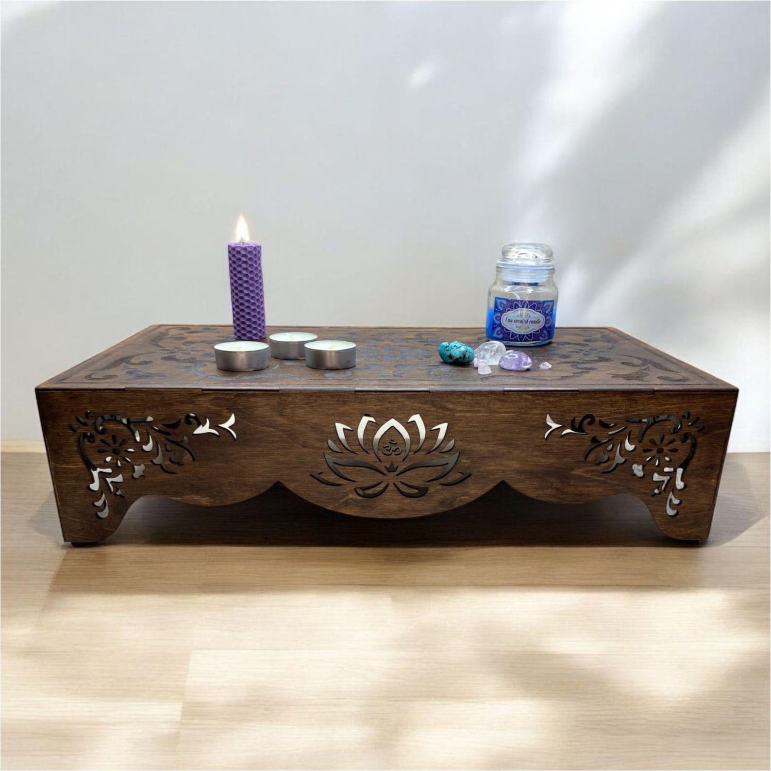 Small Table, Meditation Table, Prayer Table, Meditation Altar, Tea ...