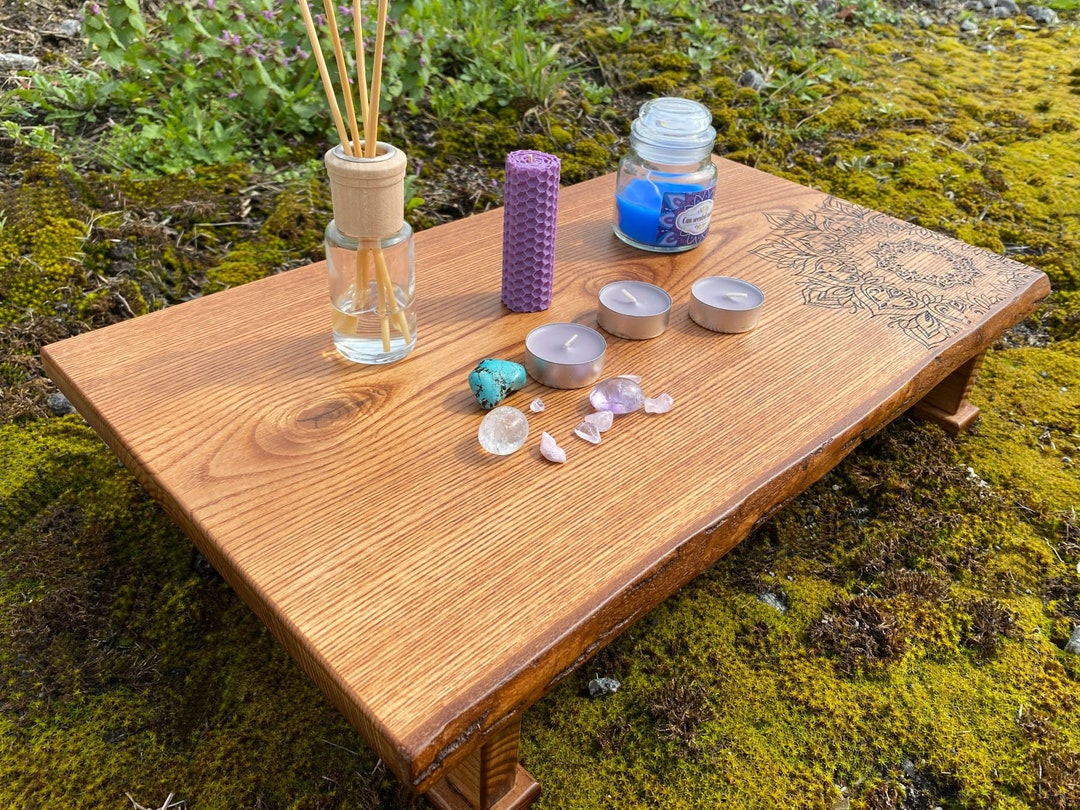 Meditation Table, Meditation Shrine, Prayer Table, Meditation Altar ...