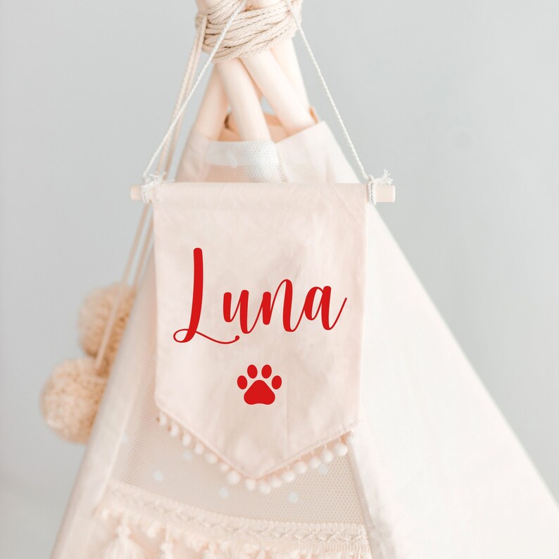 Pet Name Flag Custom Pennant Flag Banner for Dog or Cat - Etsy