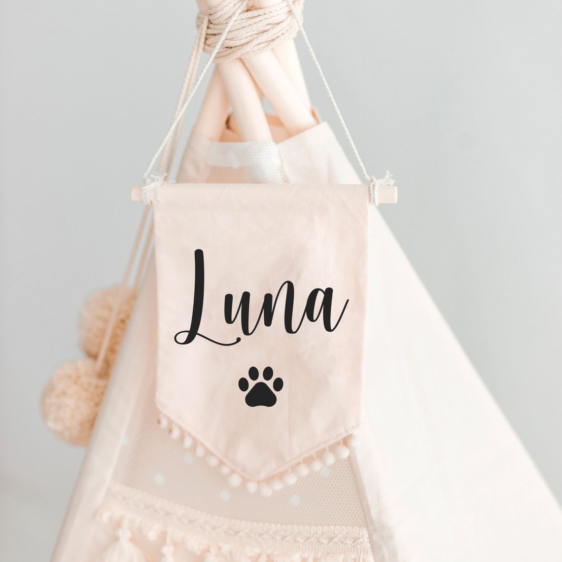 Pet Name Flag Custom Pennant Flag Banner for Dog or Cat | Etsy