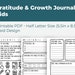 Gratitude & Growth Journal | Positive Mental Attitude | Growth Mindset ...
