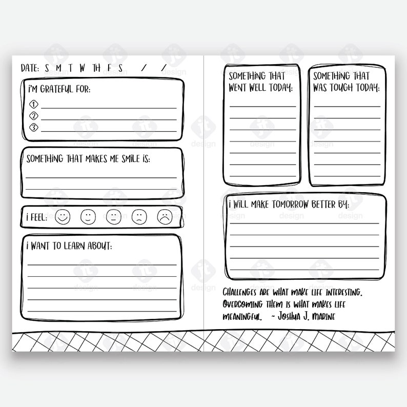 Gratitude & Growth Journal | Positive Mental Attitude | Growth Mindset ...