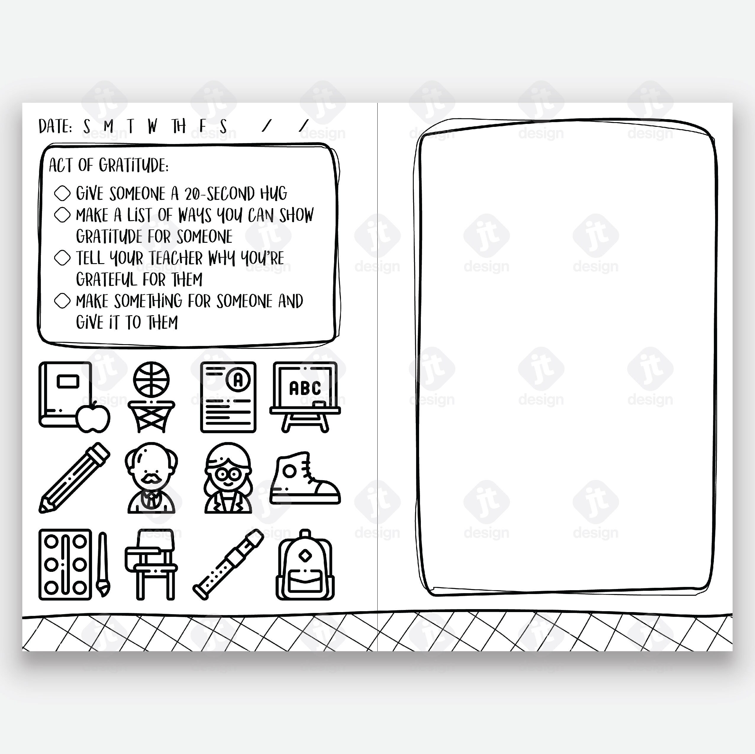 Gratitude & Growth Journal | Positive Mental Attitude | Growth Mindset ...