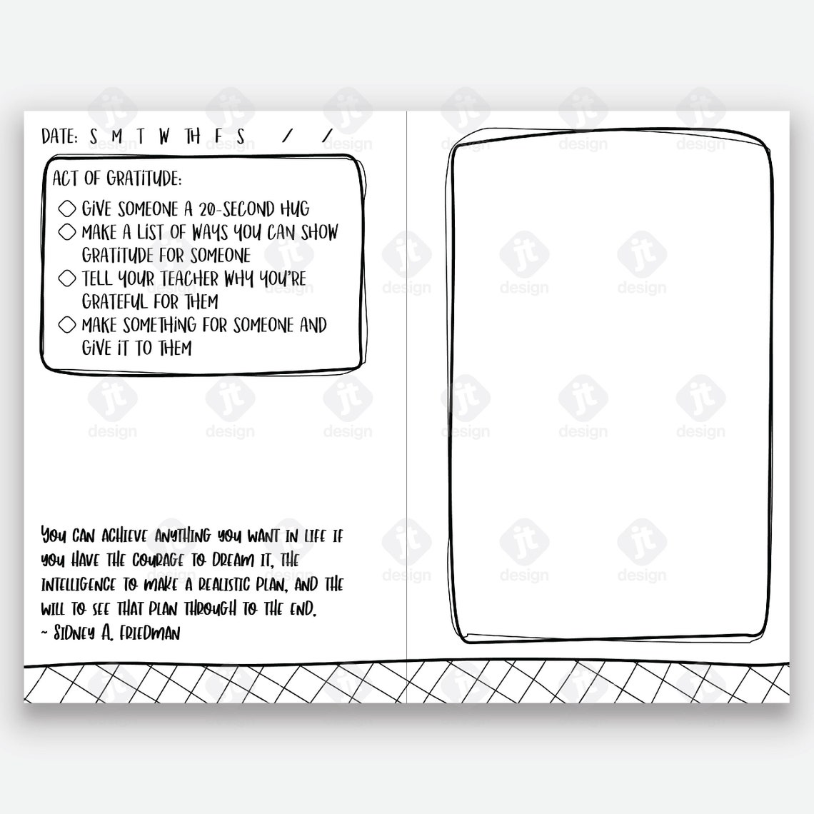 Gratitude & Growth Journal Positive Mental Attitude Growth - Etsy